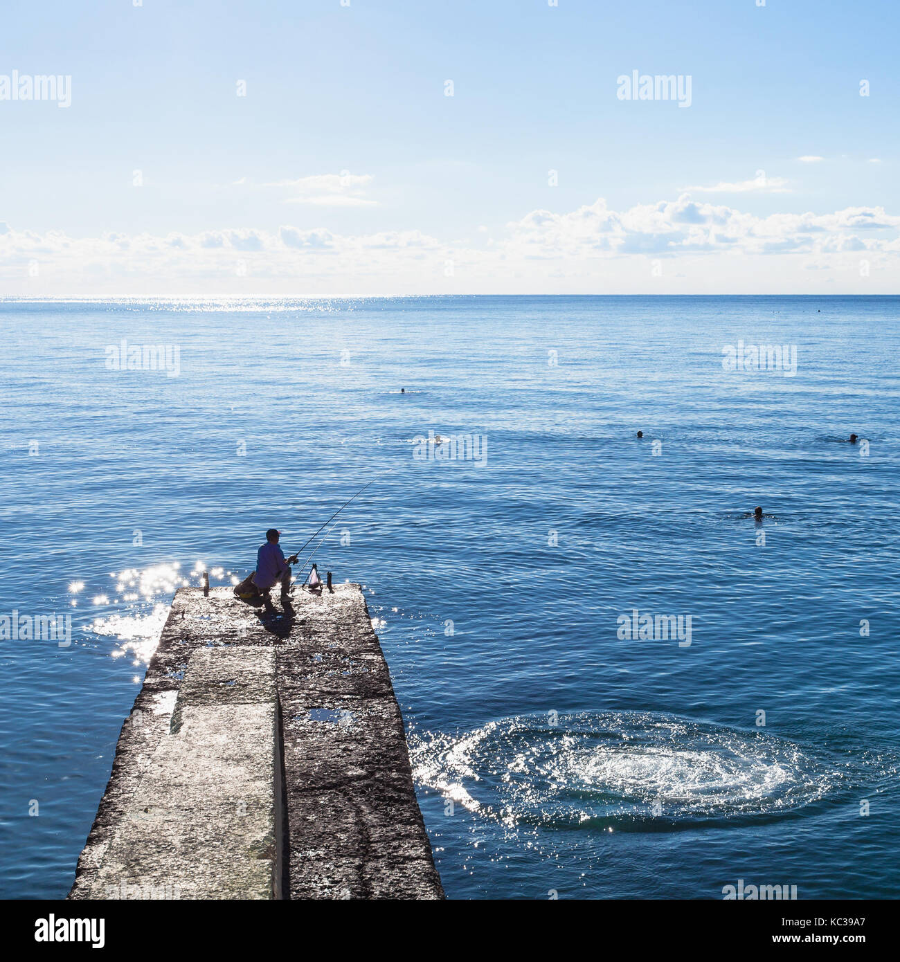 People swimming alushta beach crimea hi-res stock photography and ...