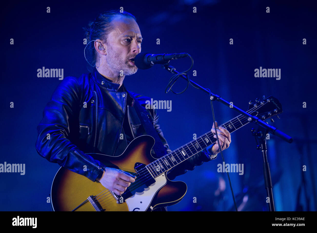 The English rock band Radiohead performs a live concert at the Spanish ...