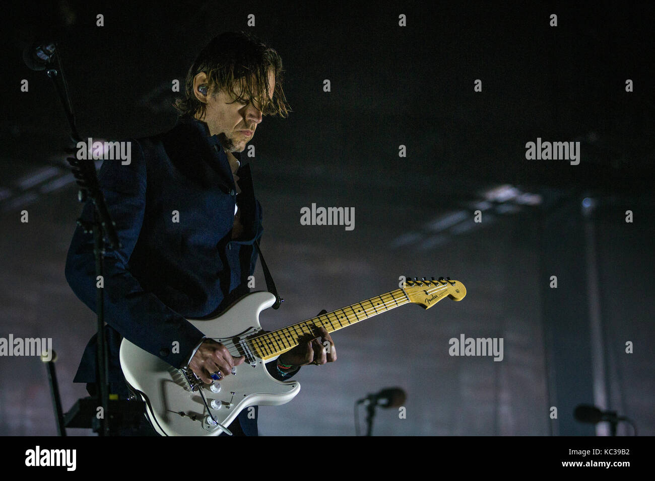 The English rock band Radiohead performs a live concert at the Spanish ...