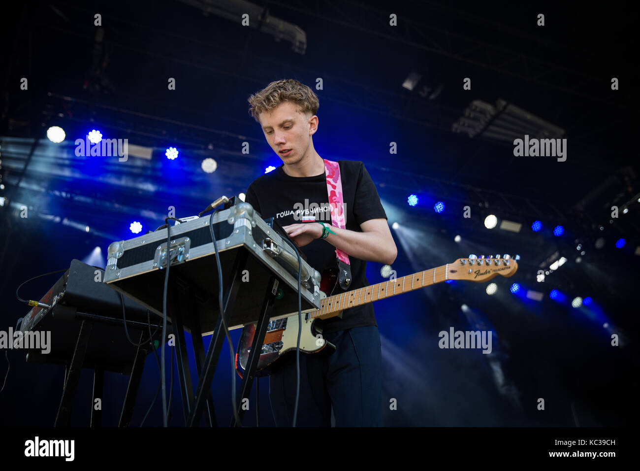 Musician Harry Todd performs live with the British musician, singer and ...