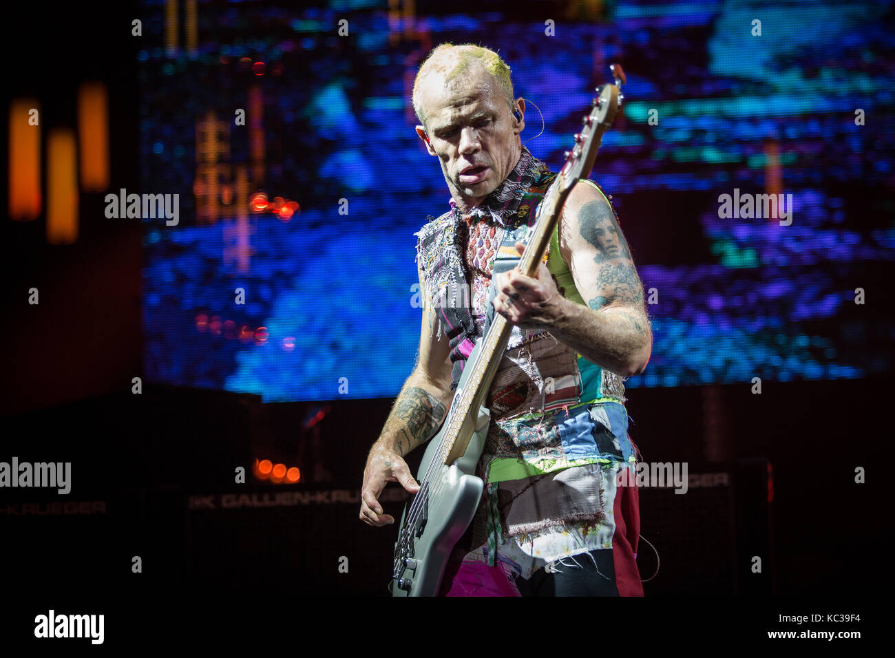 The American Rock Band Red Hot Chili Peppers Performs A Live Concert At Orange Stage At Telenor