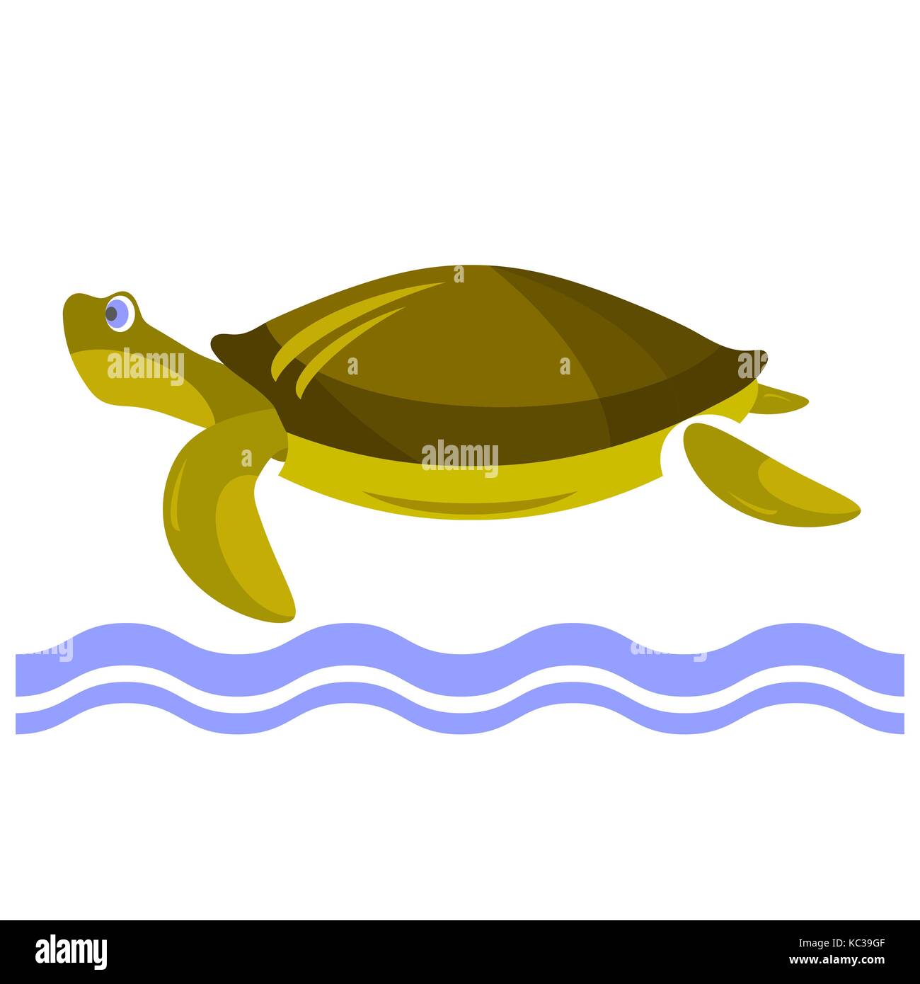 Animated Sea Turtle Moving