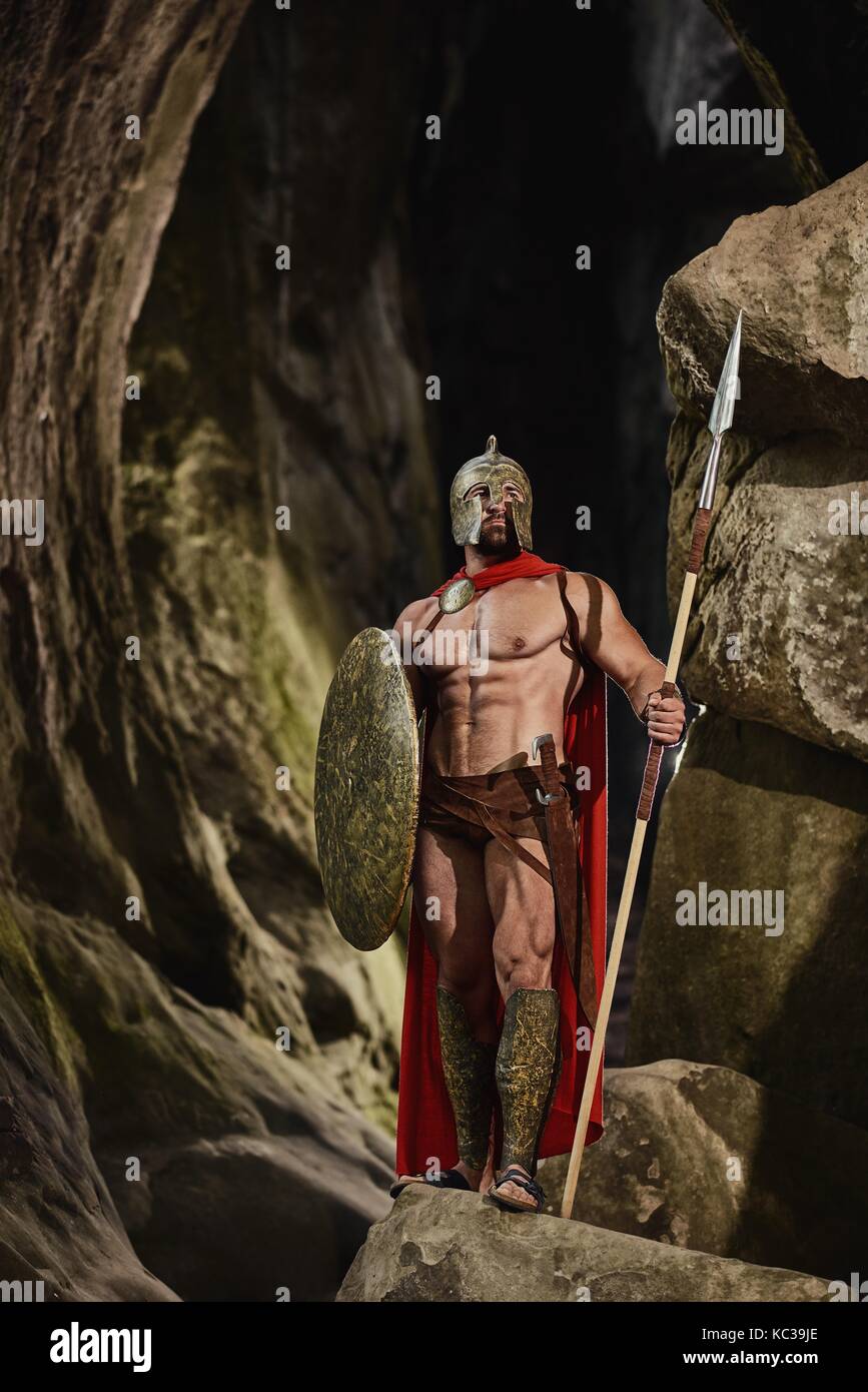 Ancient greek warrior reenactment hi-res stock photography and images ...