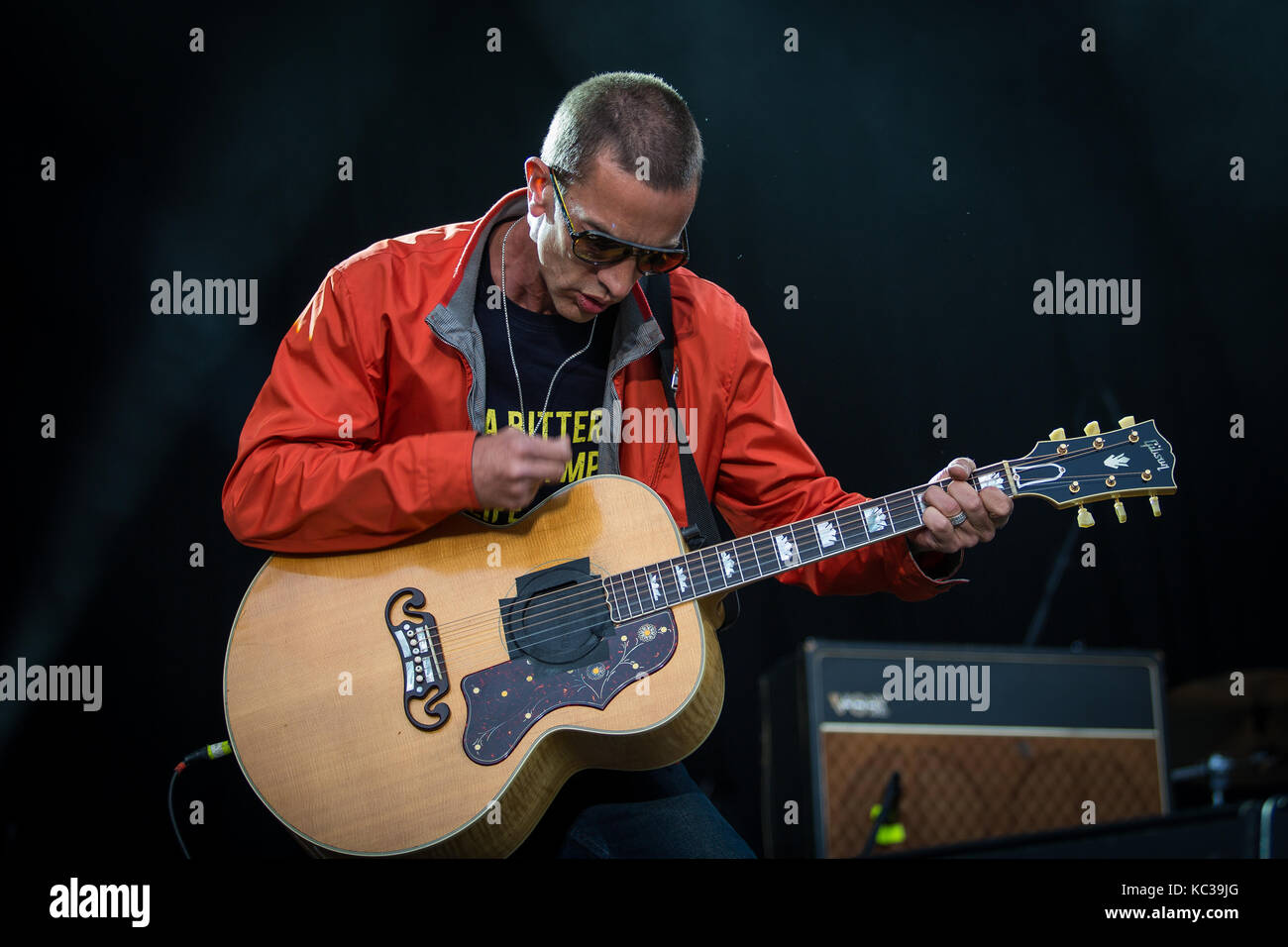 The English singer, songwriter and musician Richard Ashcroft performs a ...