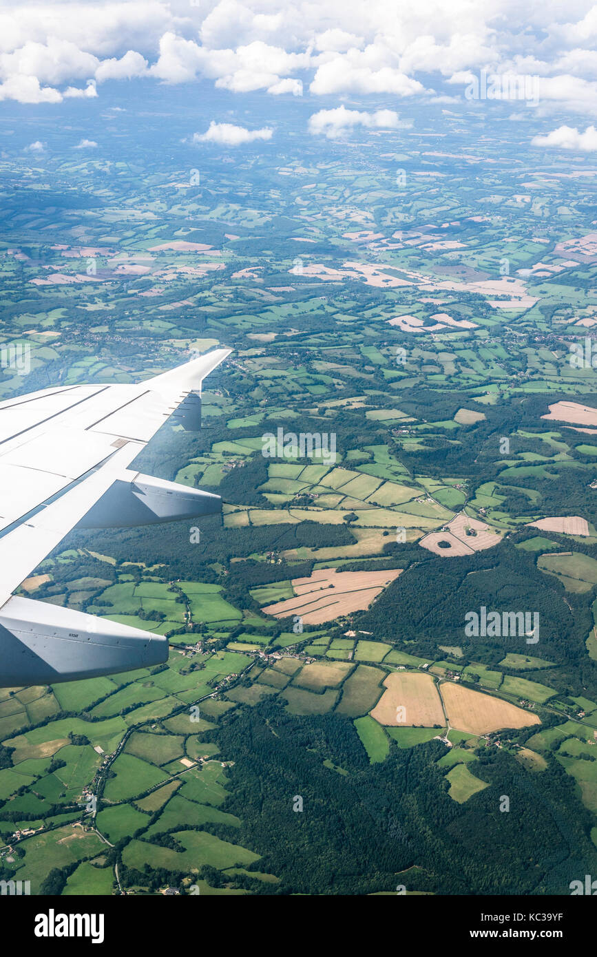 Aerial view of the Kent countryside, England, UK Stock Photo - Alamy