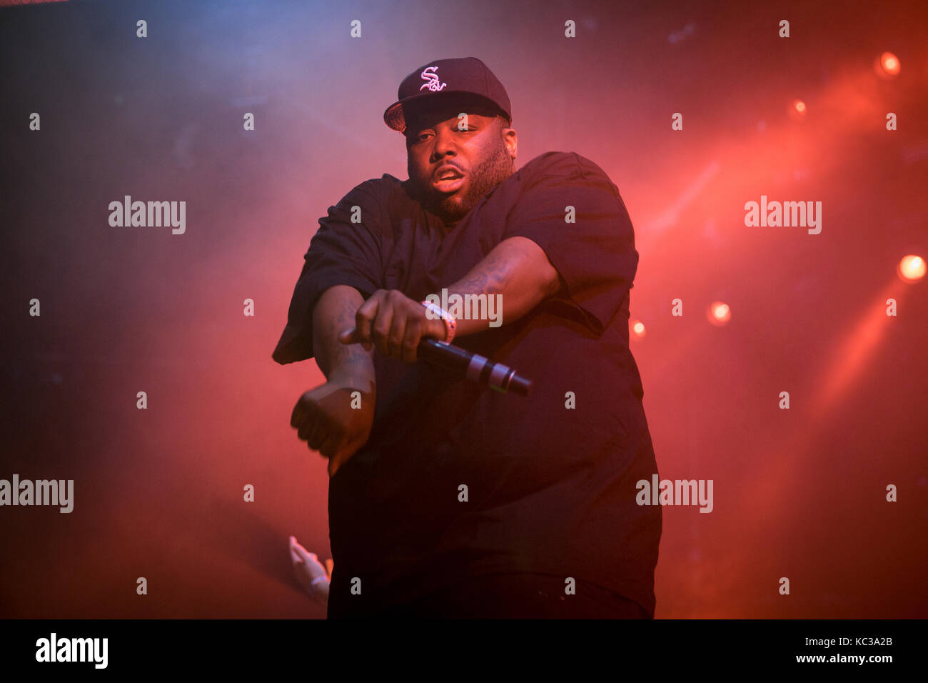 The American hip hop and rap duo Run The Jewels performs a live concert ...