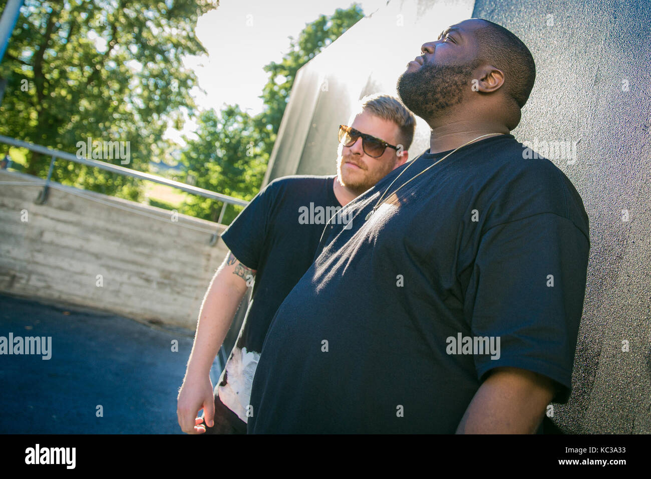 American rappers duo concert hi-res stock photography and images - Alamy