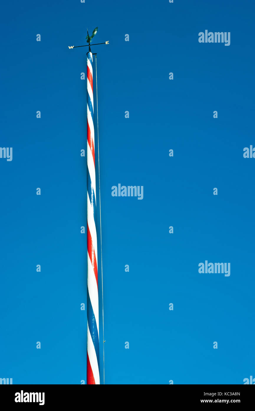 Village Maypole, Upper Poppleton, North Yorkshire Stock Photo - Alamy