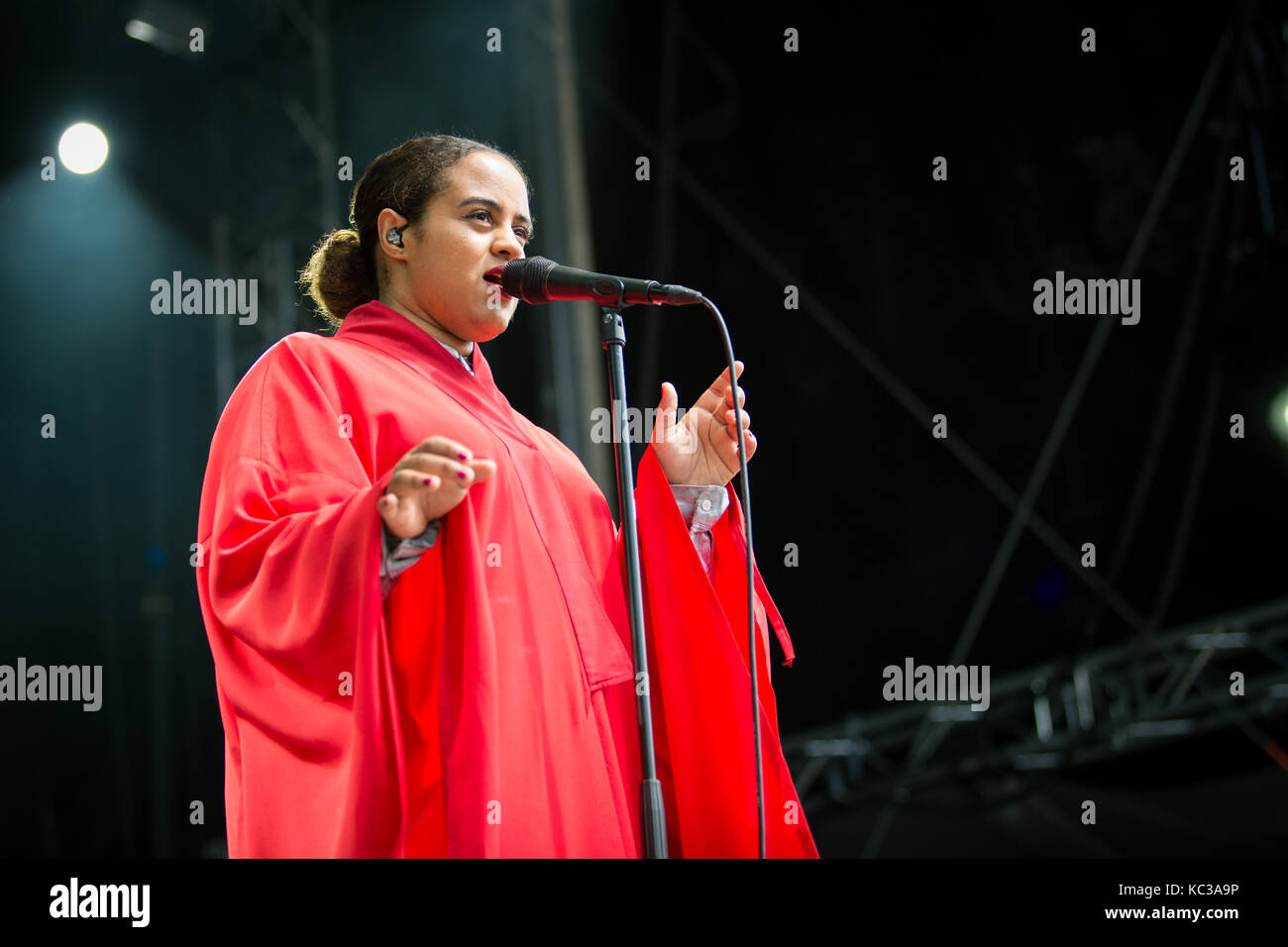 The Swedish singer and recording artist Seinabo Sey performs a live ...