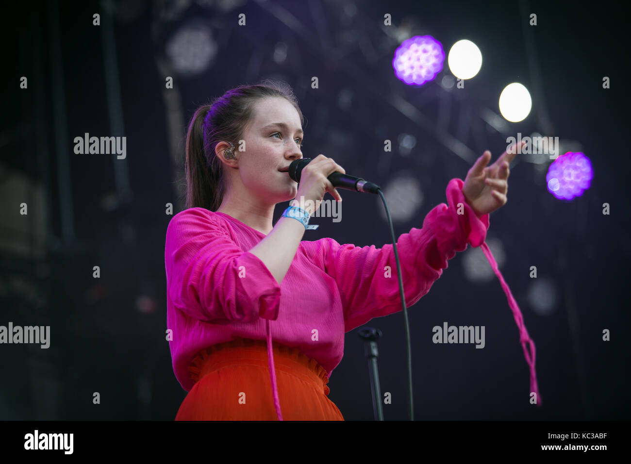 Norway, Oslo – August 10, 2017. The Norwegian singer and songwriter ...