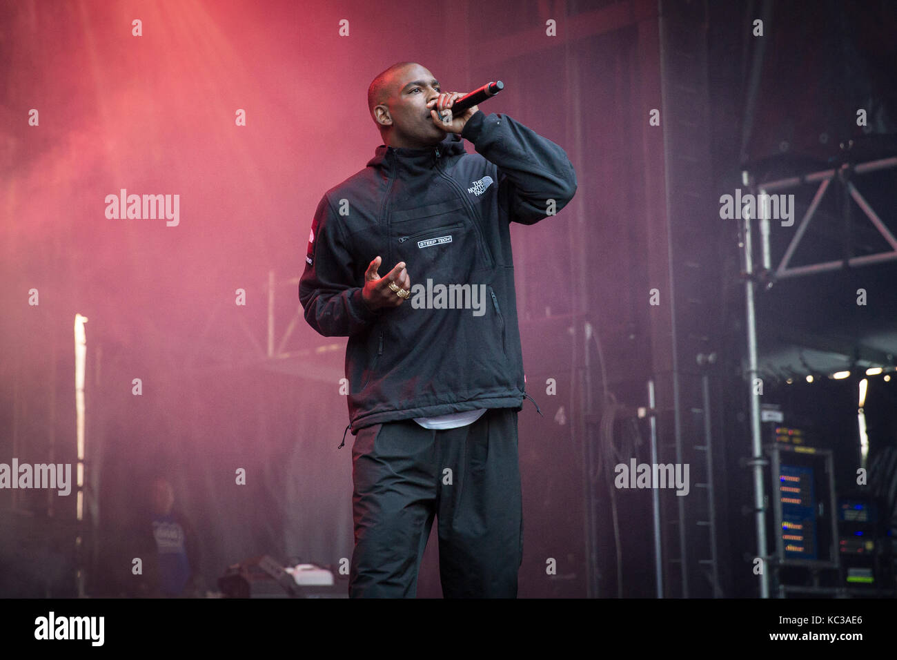 The English rapper and lyricist Skepta performs a live concert at the ...