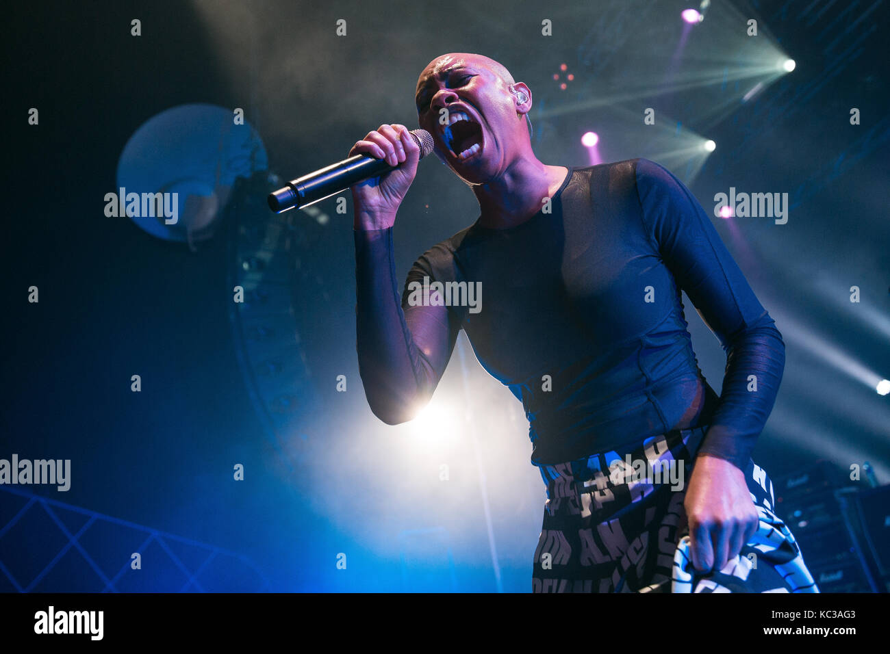 The British rock band Skunk Anansie performs a live concert at Sentrum ...