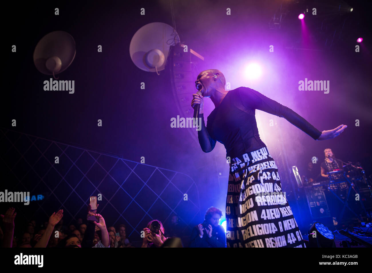 The British rock band Skunk Anansie performs a live concert at Sentrum ...