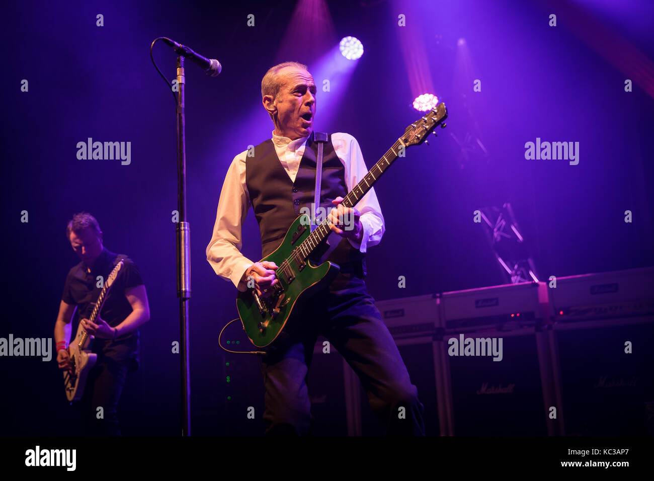 The English rock band Status Quo performs a live concert at Sentrum ...