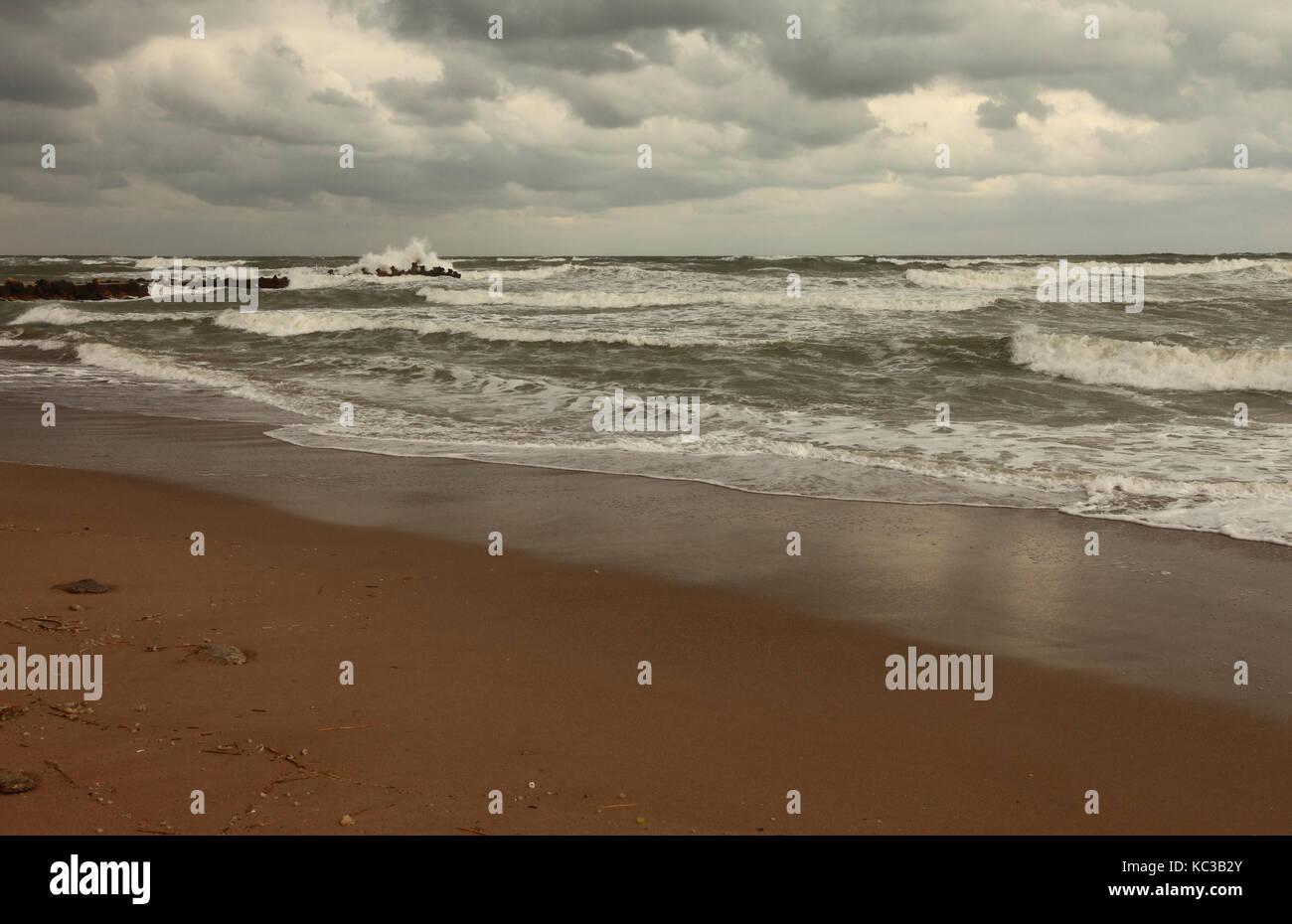 Storm on the Black Sea Stock Photo - Alamy