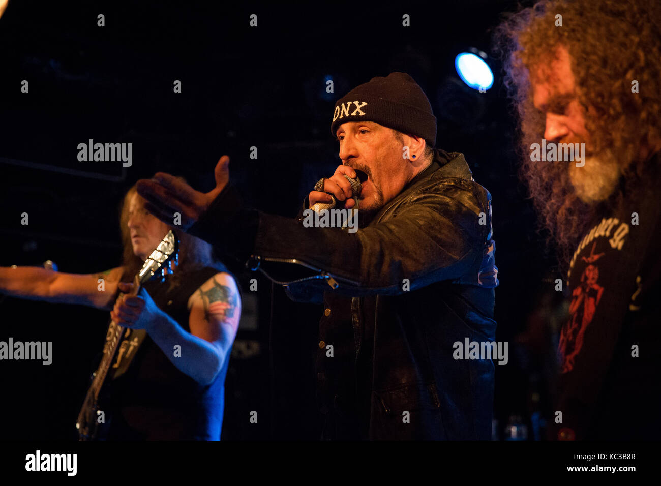 The American punk band The Dictators performs a live concert at John ...