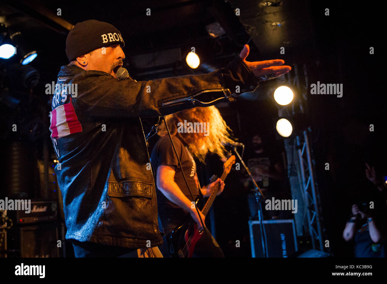 The American punk band The Dictators performs a live concert at John ...