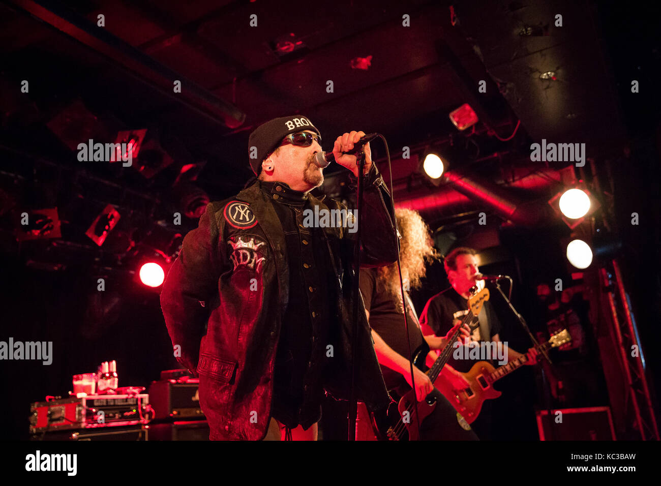 The American punk band The Dictators performs a live concert at John ...