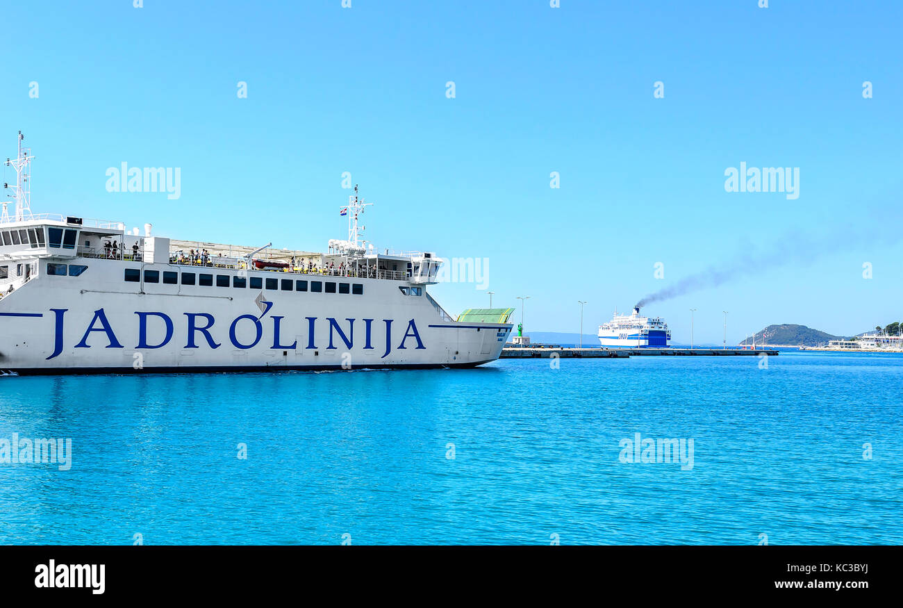 Port of Split, Croatia Stock Photo - Alamy