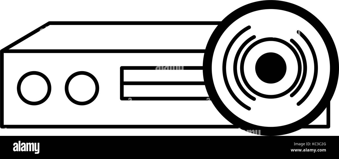 Cinema projector beam screen Stock Vector Images - Alamy