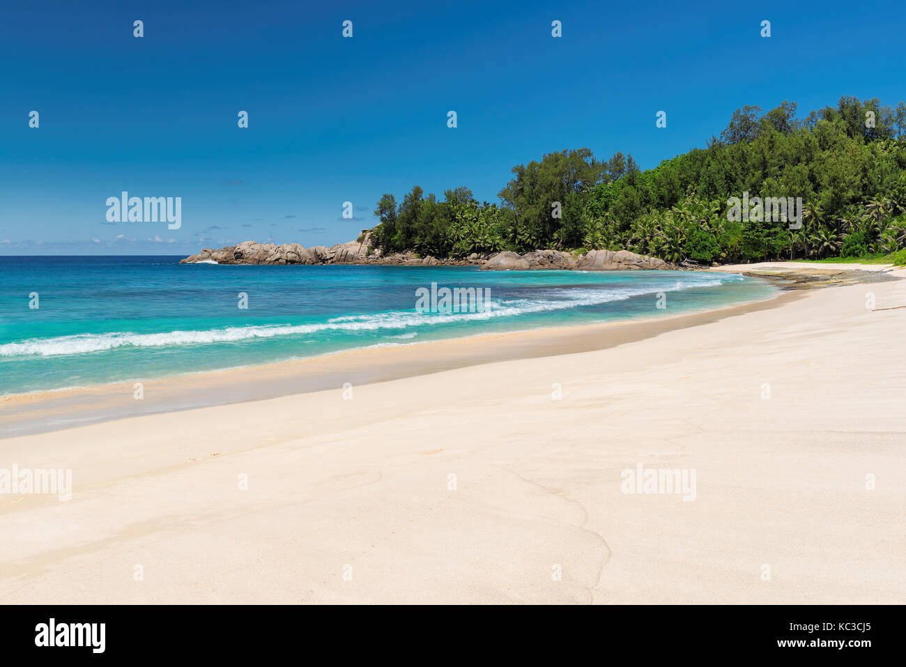 Untouched tropical beach Stock Photo - Alamy