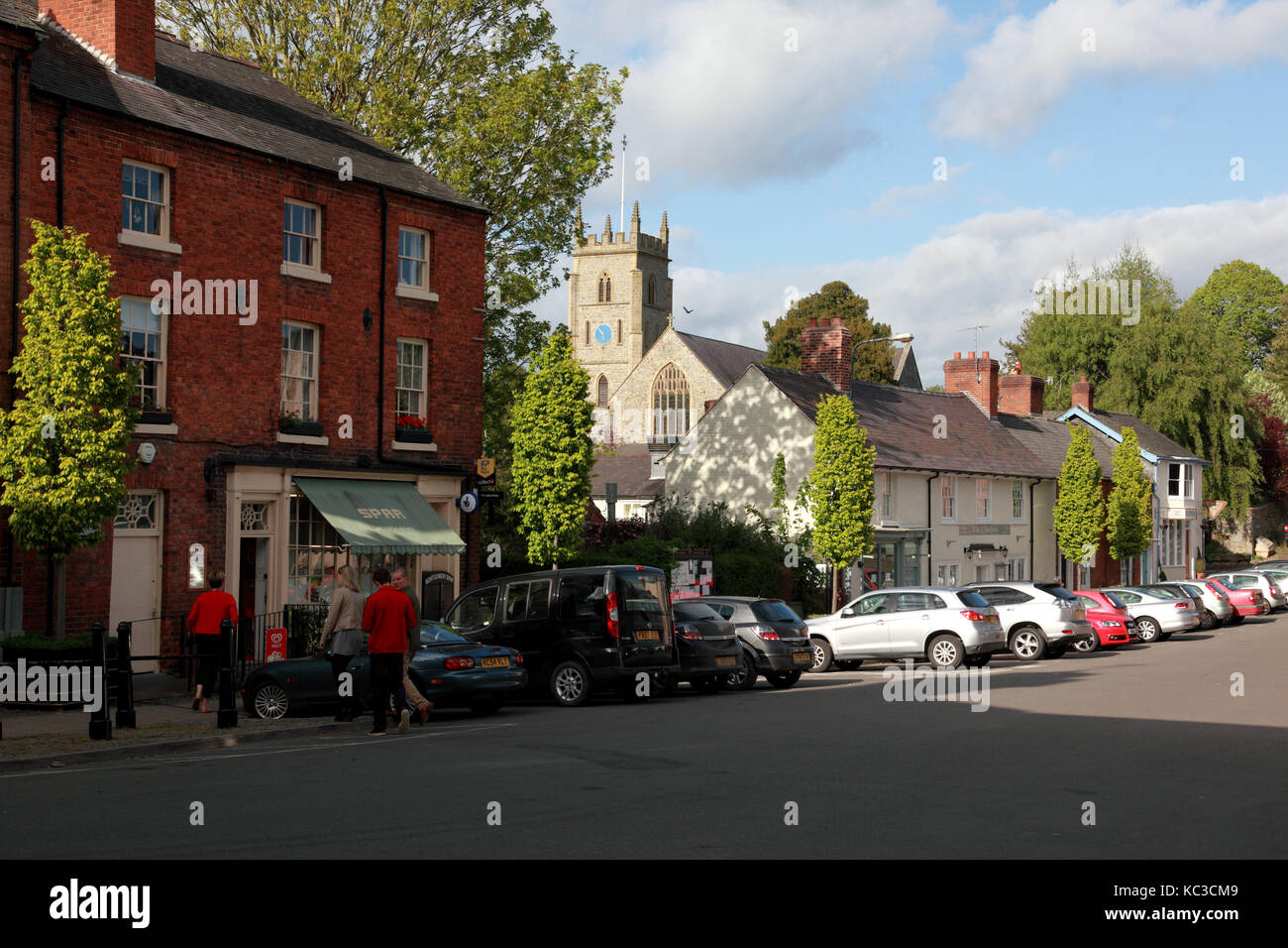 English welsh border town hi-res stock photography and images - Alamy