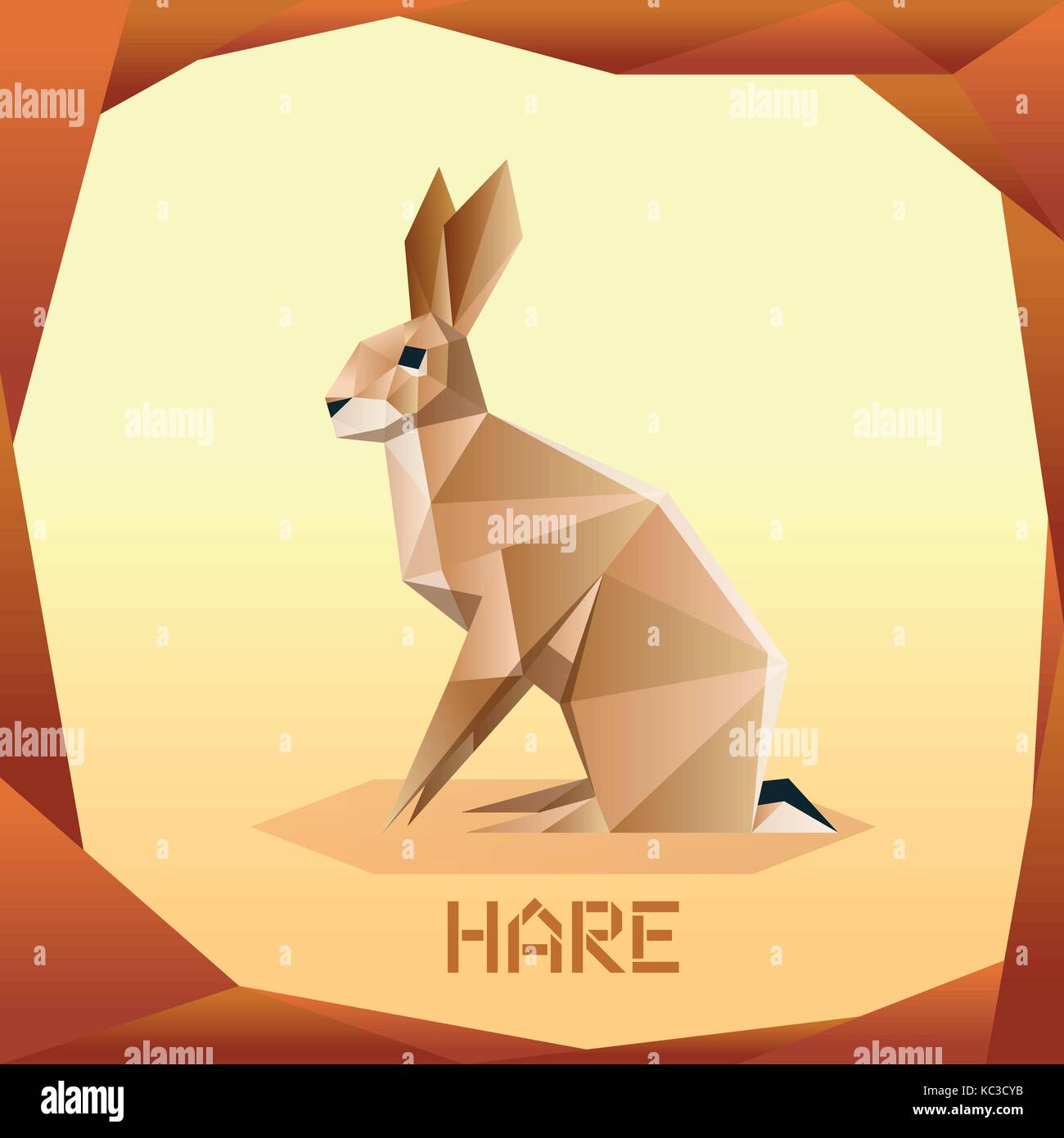 Hare shape Stock Vector Images - Alamy
