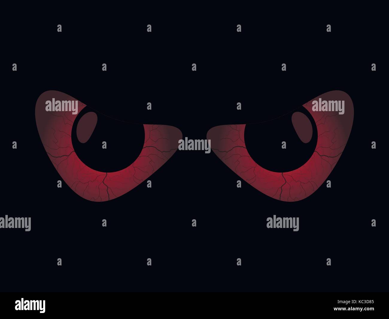 Glowing red demonic eyes hi-res stock photography and images - Alamy