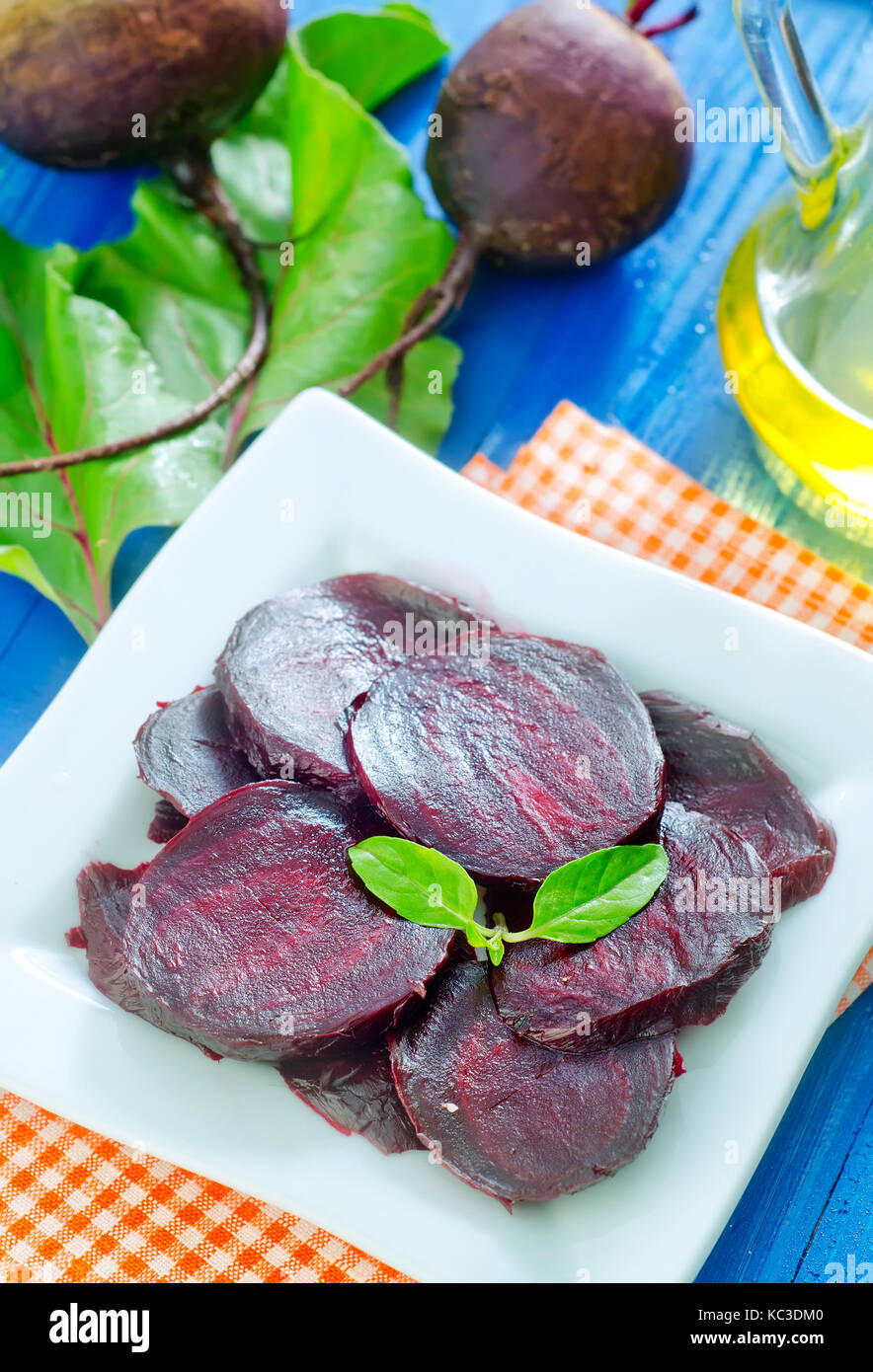 beet on plate Stock Photo - Alamy