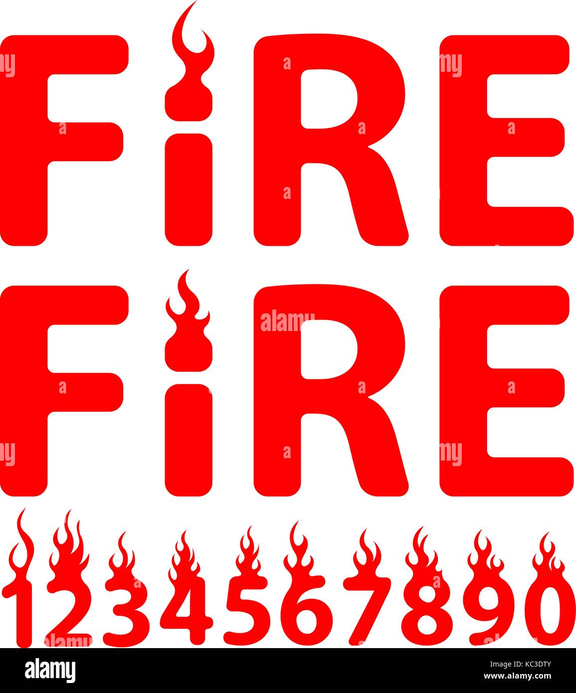 Vector lettering FIRE Stock Vector Image & Art - Alamy
