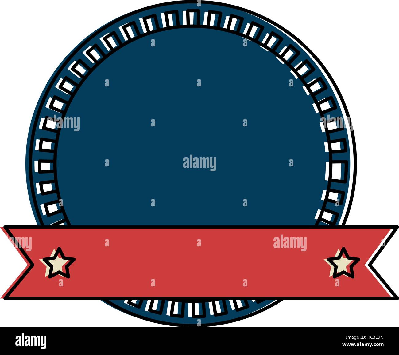 united states of america emblem frame vector illustration design Stock ...