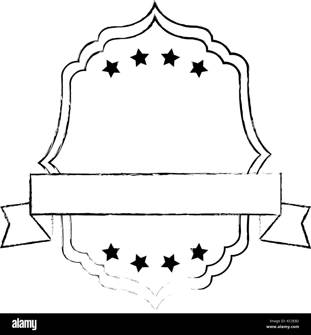 united states of america emblem frame vector illustration design Stock ...