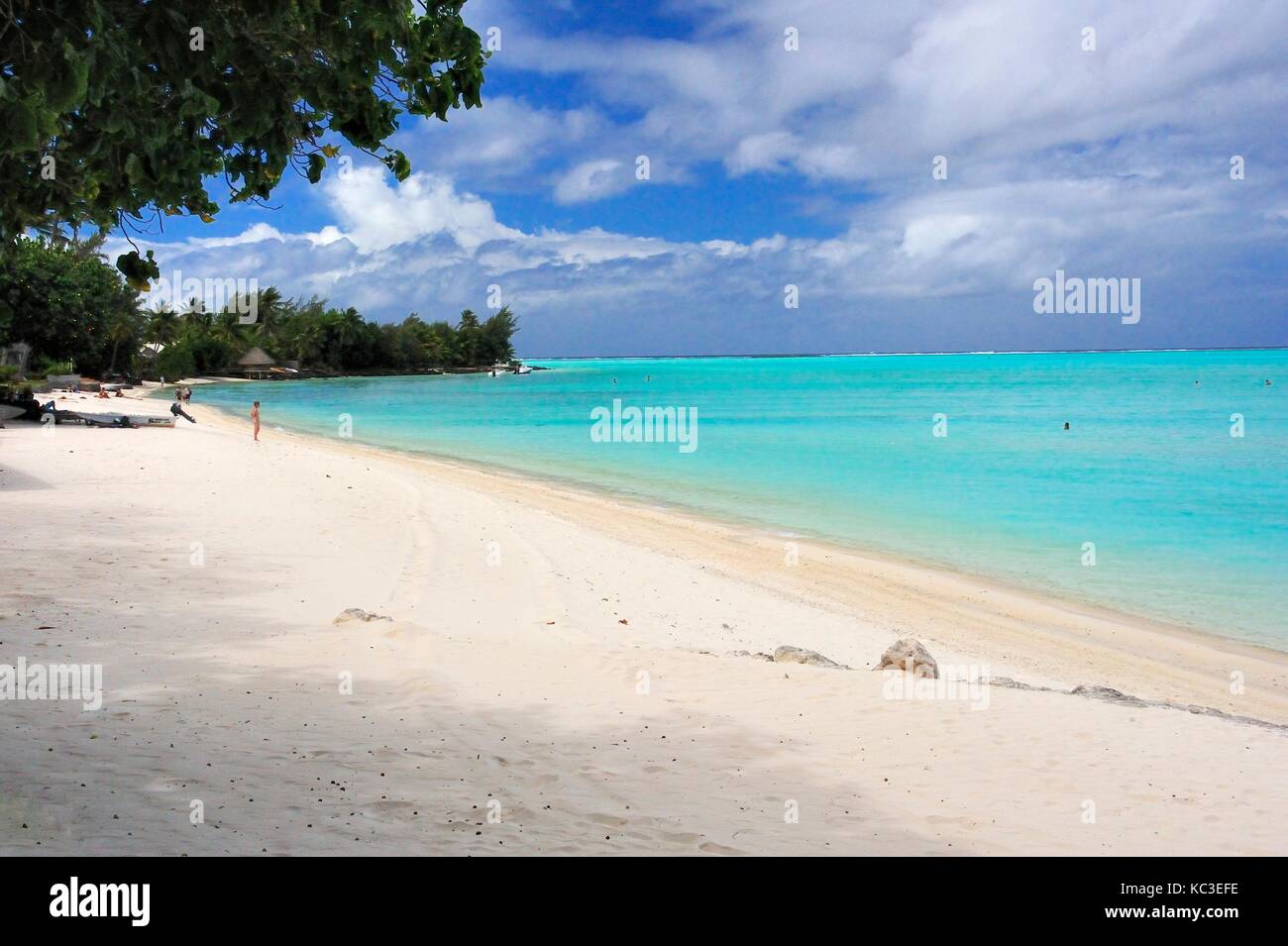 Matira Beach, Bora Bora Stock Photo - Alamy