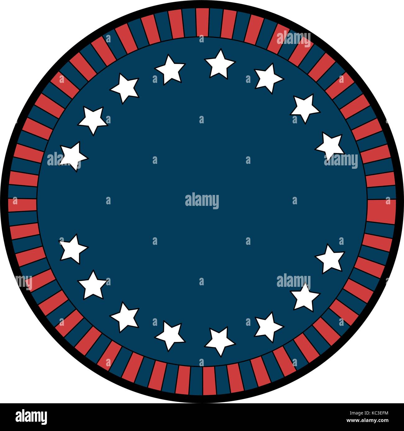 united states of america emblem frame vector illustration design Stock ...