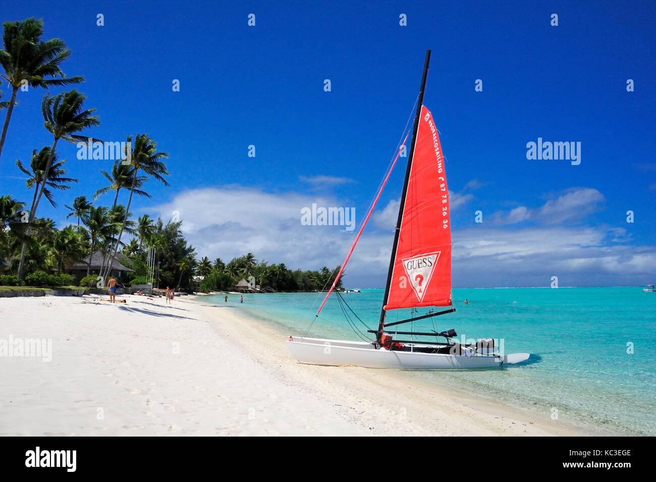 Matira Beach, Bora Bora Stock Photo - Alamy