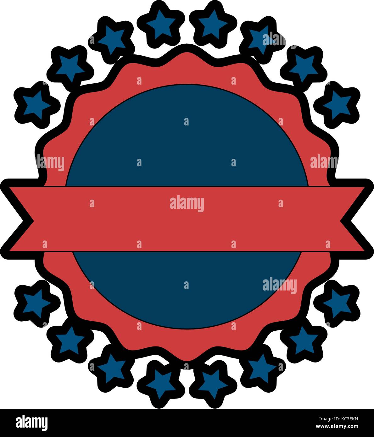 united states of america emblem frame vector illustration design Stock ...