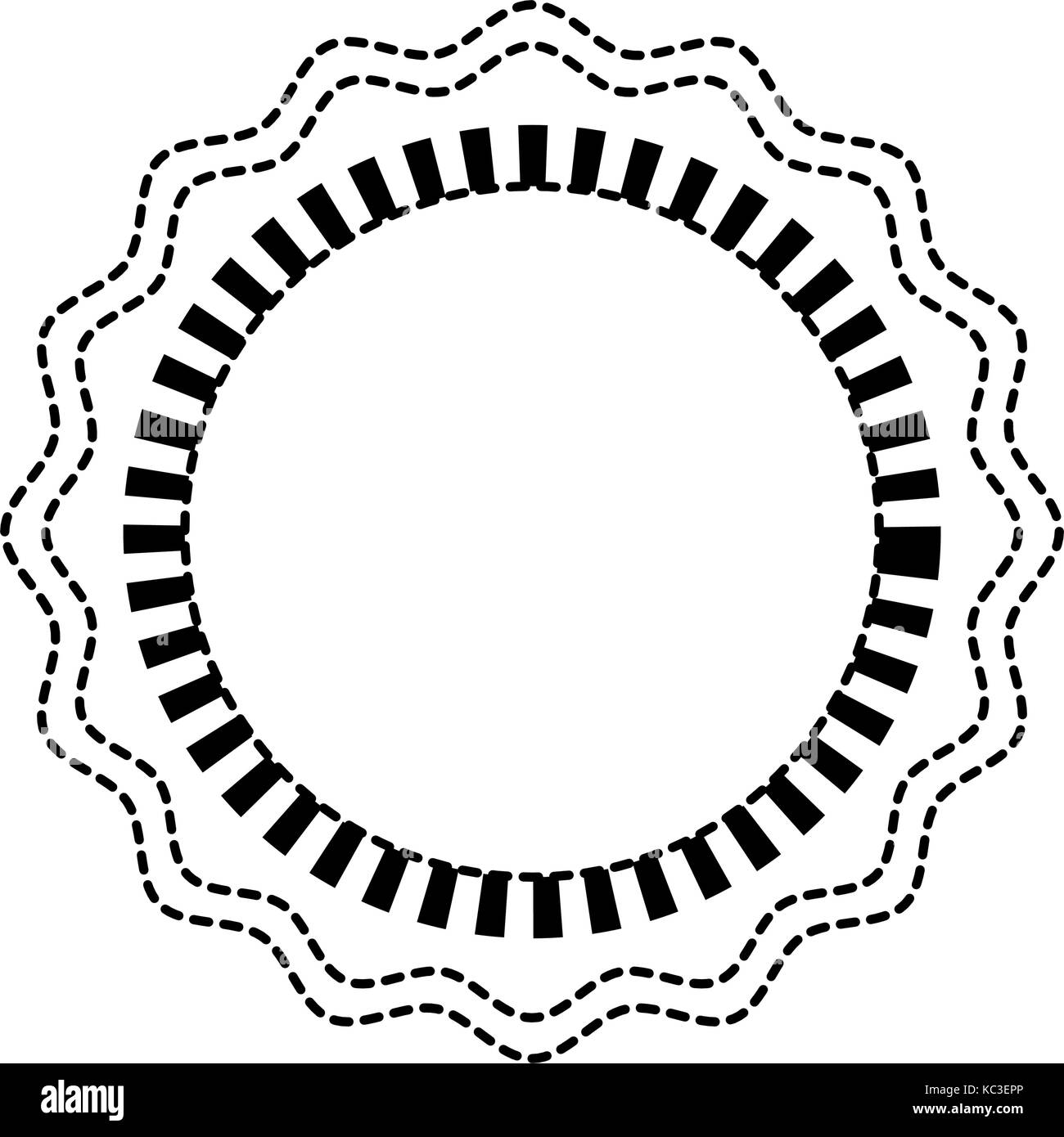 united states of america emblem frame vector illustration design Stock ...