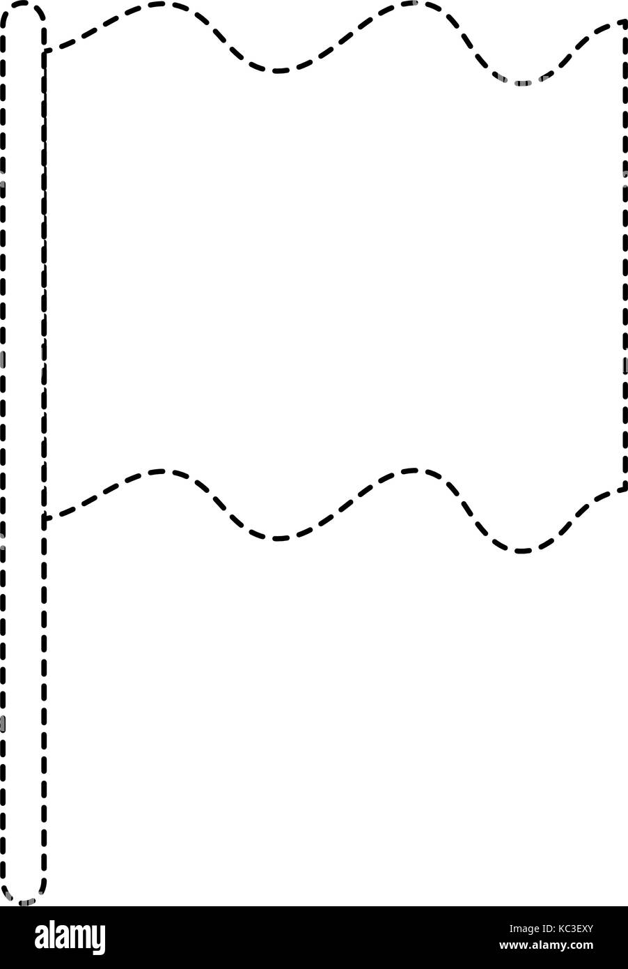 flag position isolated icon vector illustration design Stock Vector ...