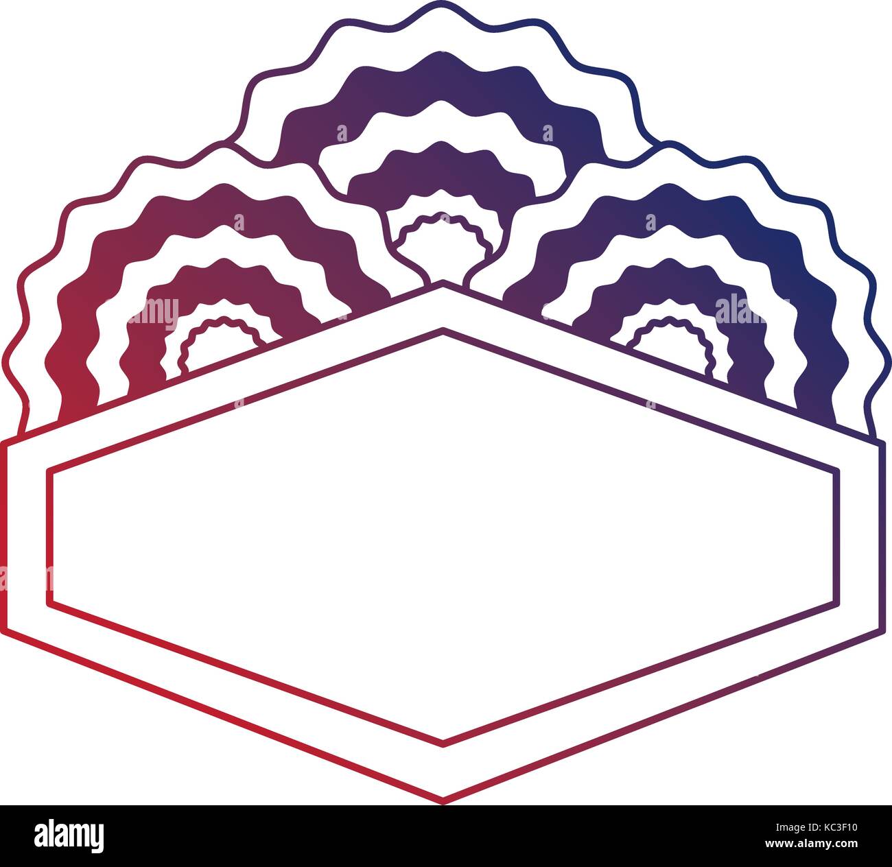 united states of america emblem frame vector illustration design Stock ...