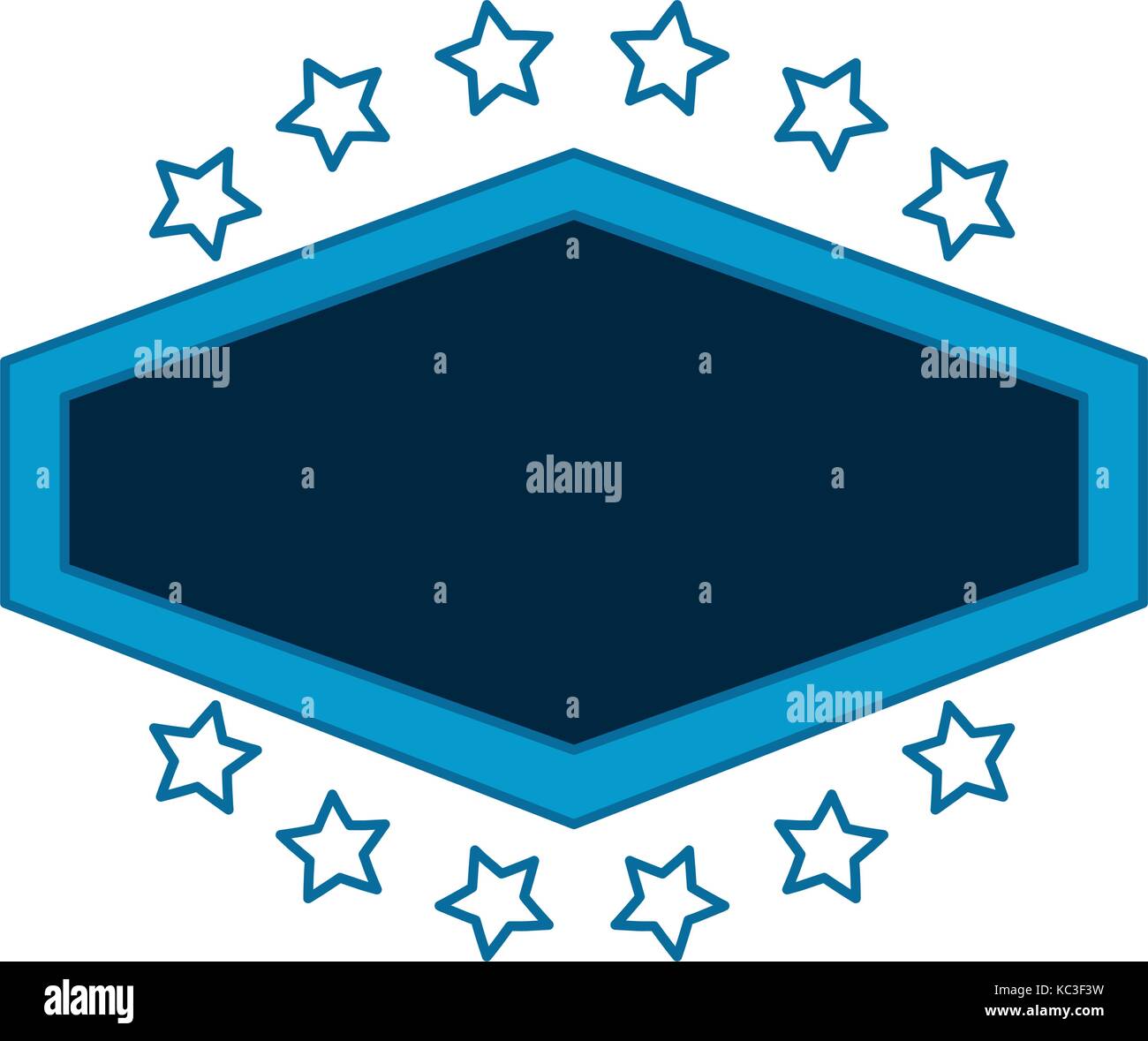 united states of america emblem frame vector illustration design Stock ...