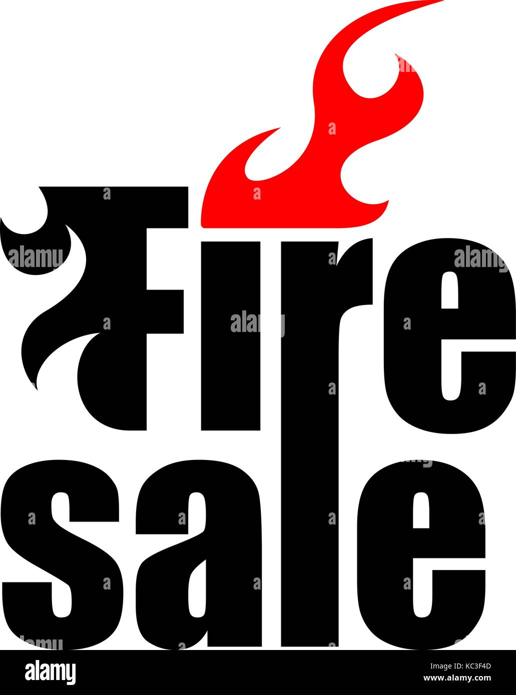 Fire Sale logo Stock Vector Image & Art - Alamy