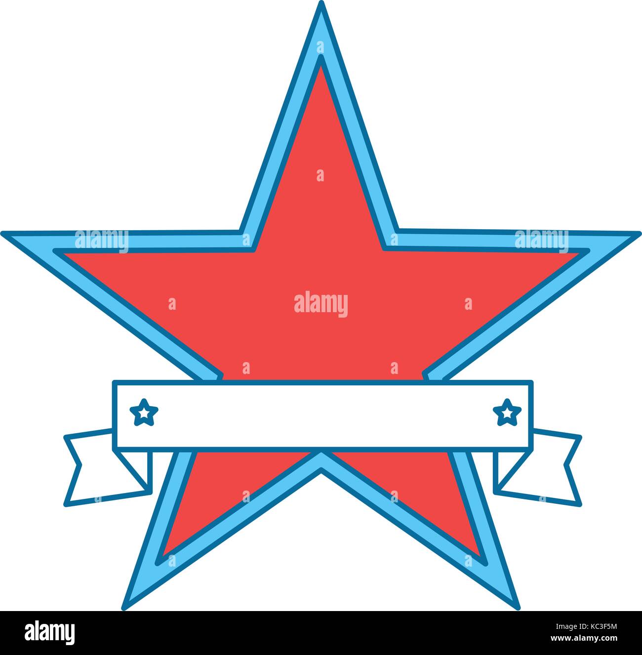 united states of america with star emblem frame vector illustration ...