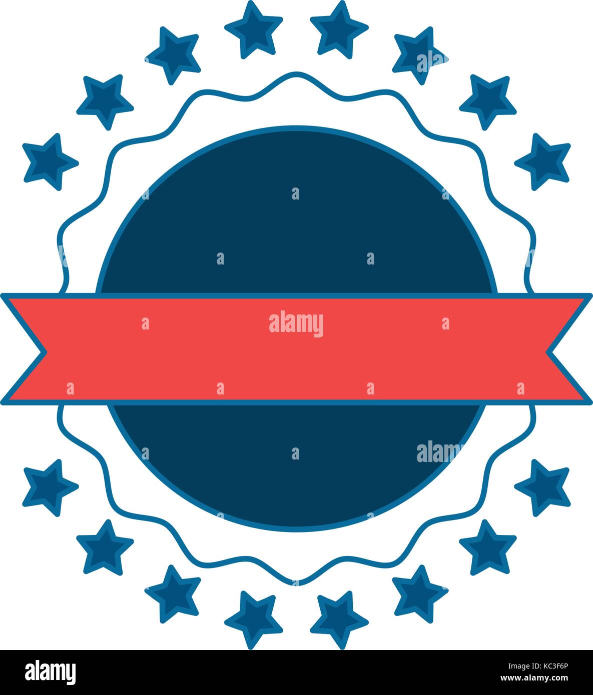 united states of america emblem frame vector illustration design Stock ...