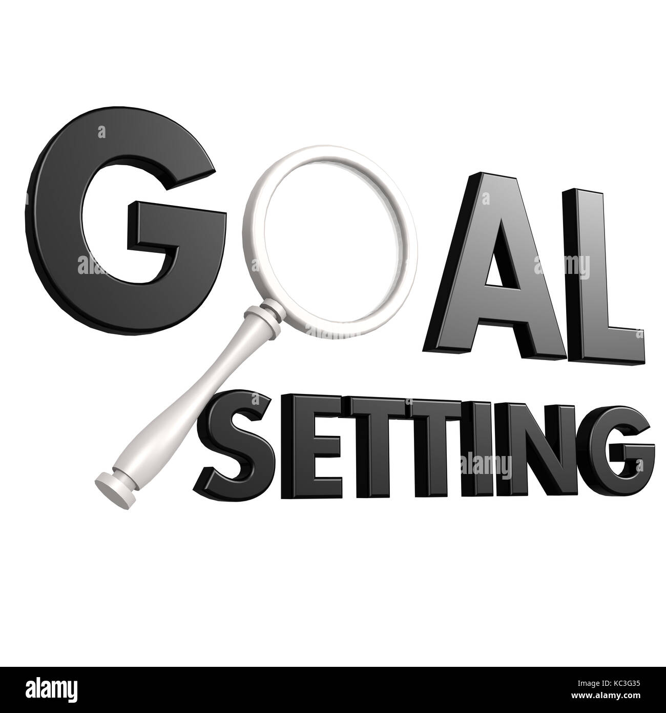 Goal setting image with hi-res rendered artwork that could be used for ...
