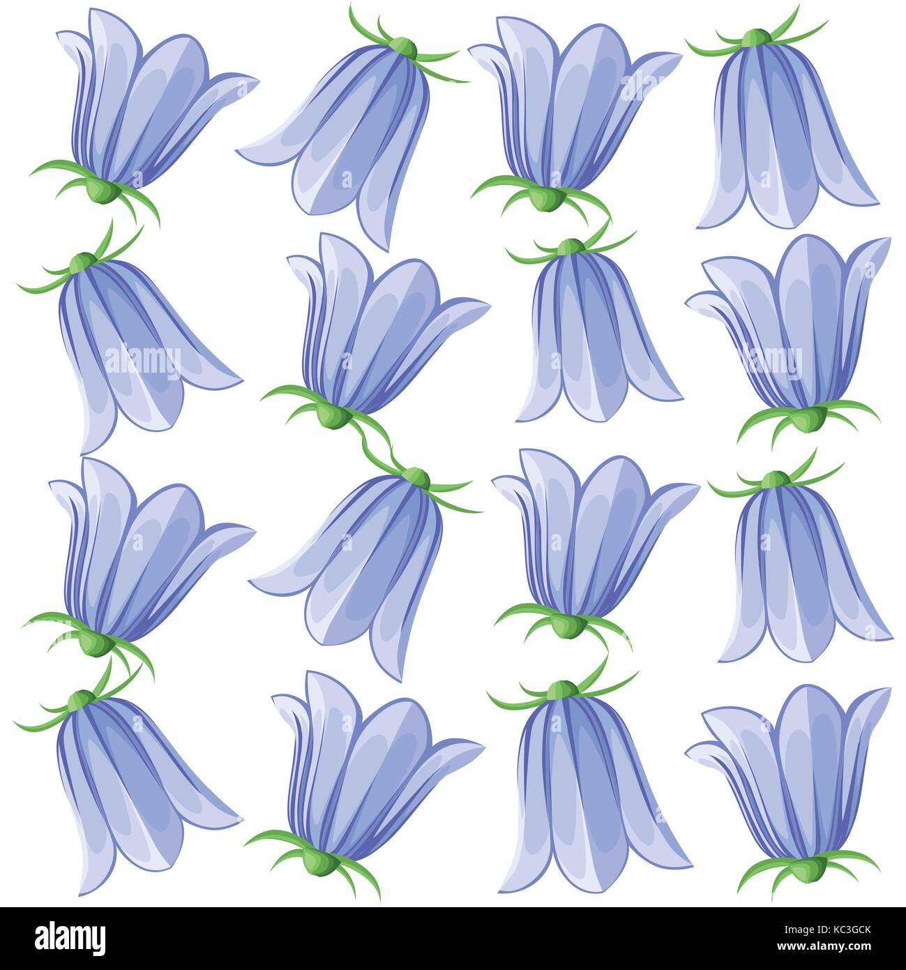 Bluebell garden Stock Vector Images - Alamy