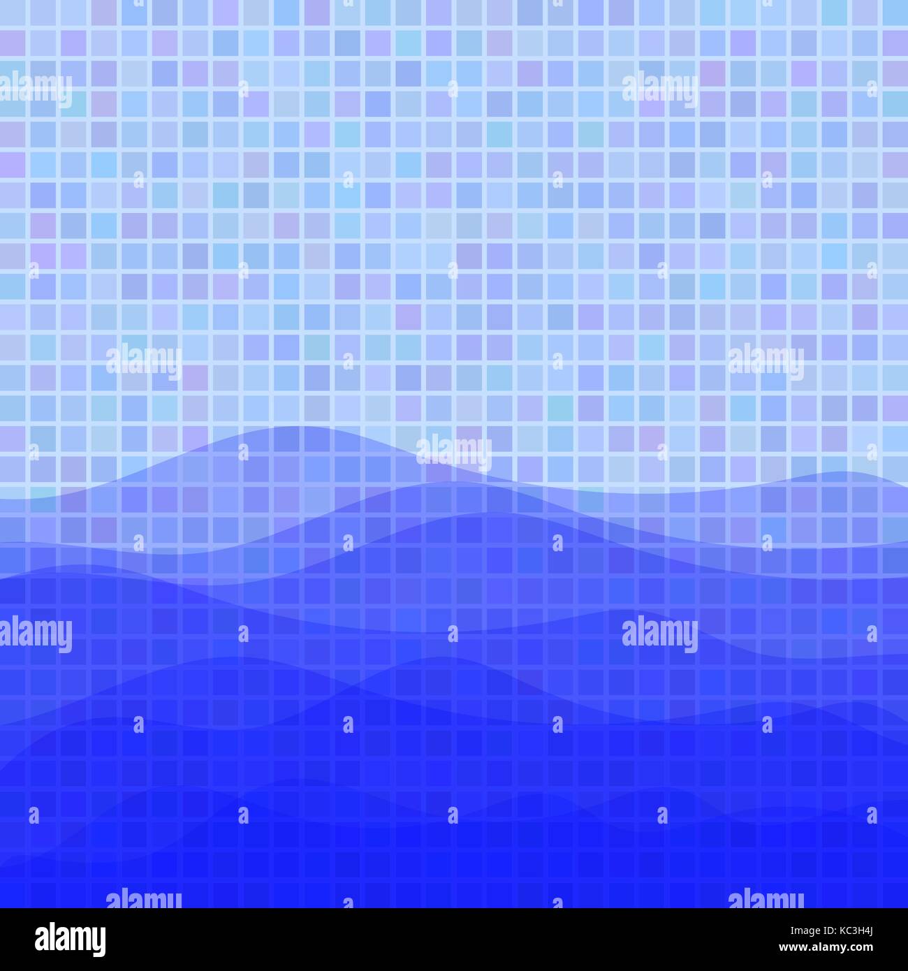 Swimming Pool Background. Ceramic Wall Stock Vector Image & Art - Alamy