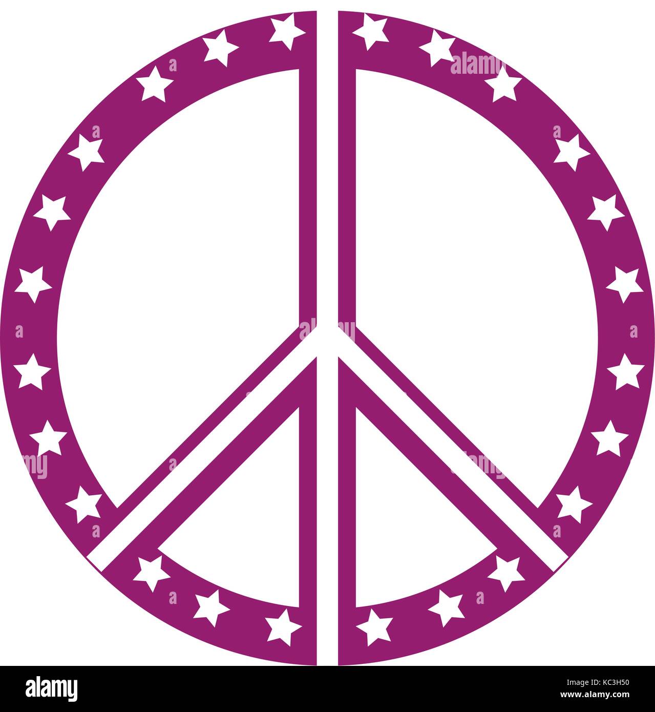 Pacificist vector vectors Stock Vector Images - Alamy