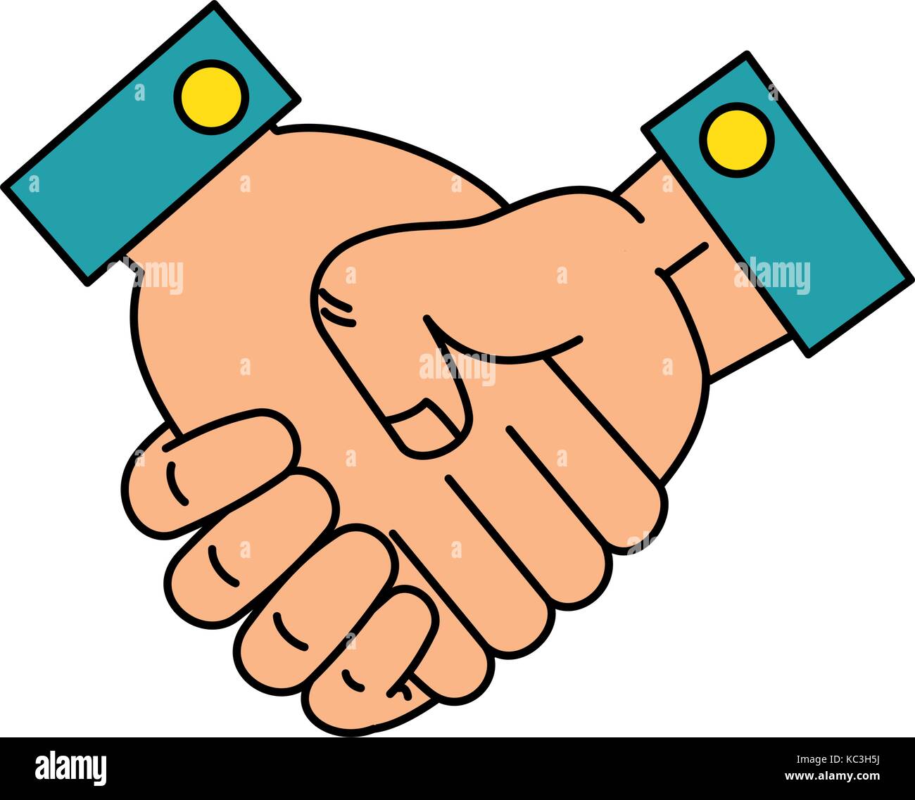 handshake done deal icon vector illustration design Stock Vector Image ...