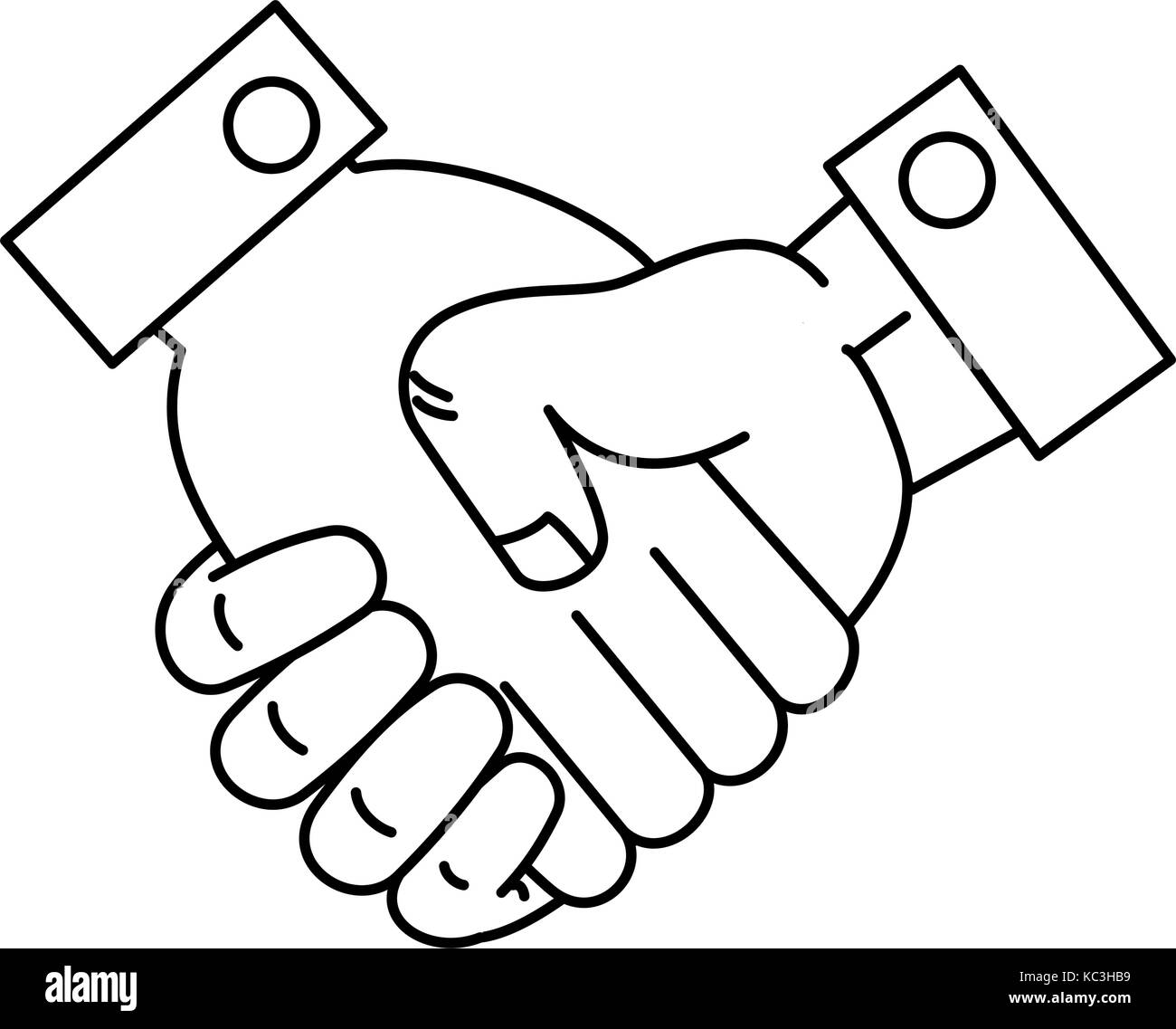 handshake done deal icon vector illustration design Stock Vector Image ...