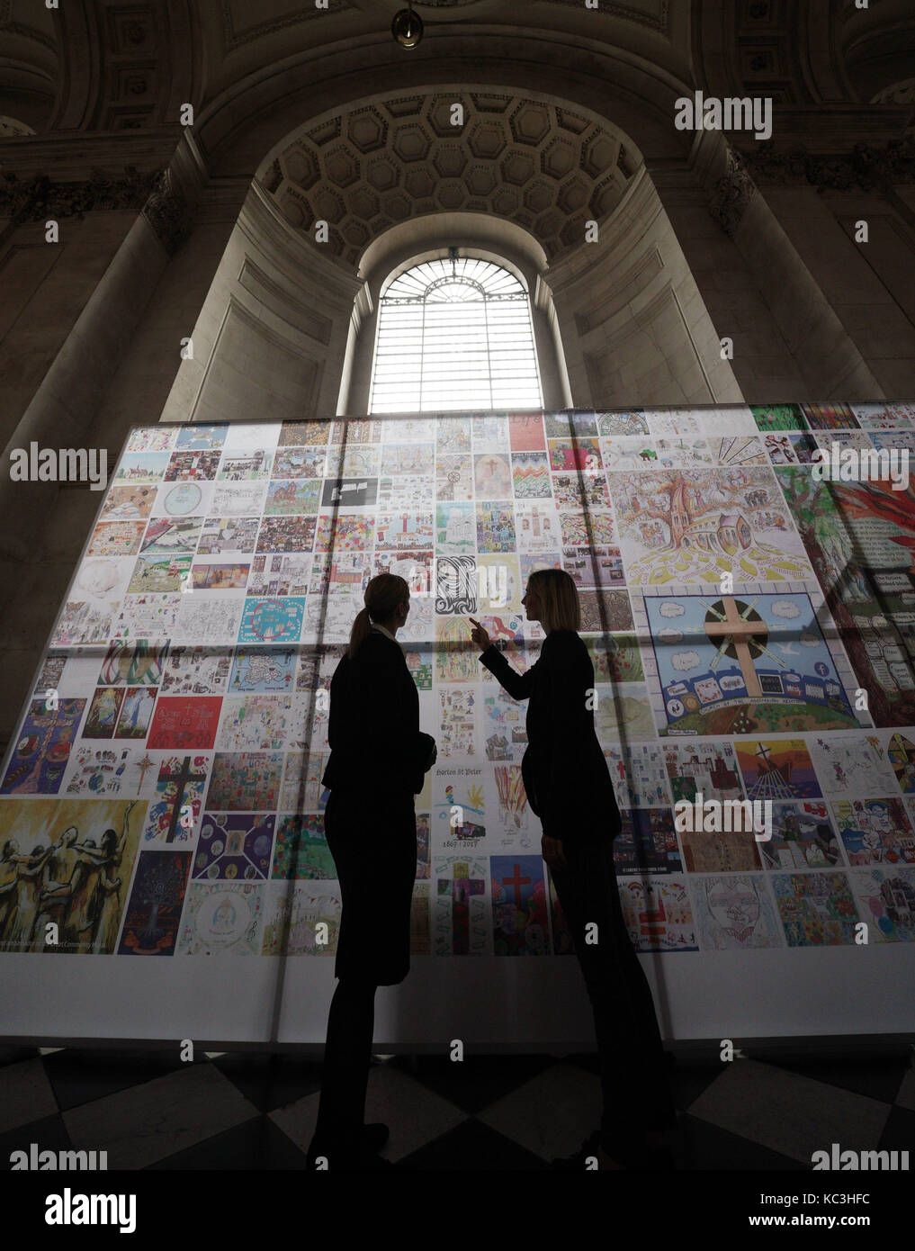 The unveiling the Great Community Mural, a 10m x 3m community art mural ...